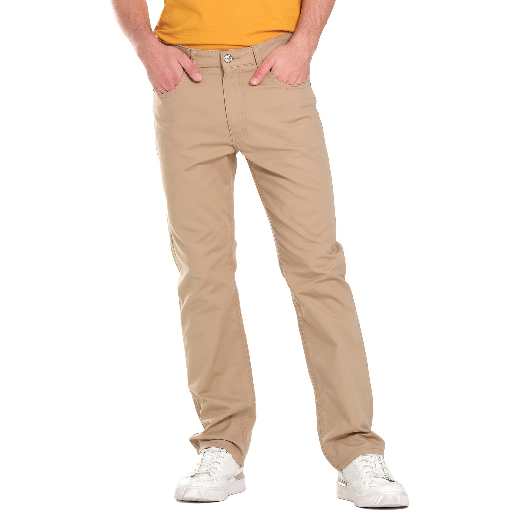 LEE MEN'S BROOKLYN STRAIGHT KHAKI PANTS - MID-RISE COLORED PANTS – Lee ...