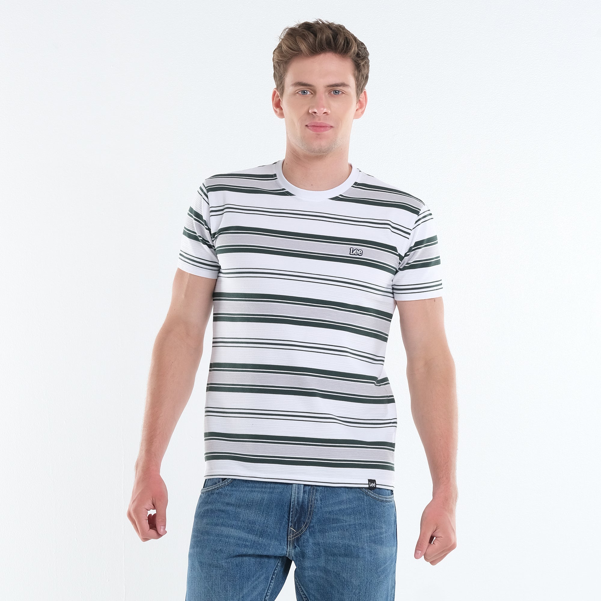 LEE MEN'S ROUNDNECK STRIPES; EMBRO PATCH LOGO TEE – Lee Jeans Ph